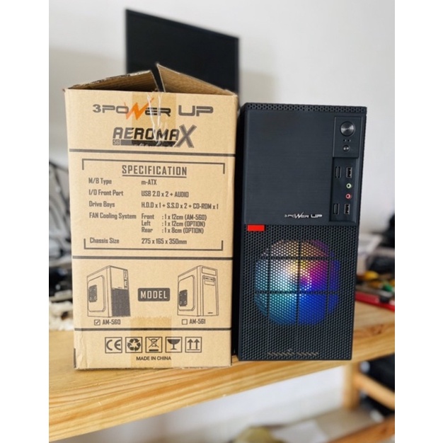 Jual Casing Cpu standar merk Powerup include powersuply | Shopee Indonesia