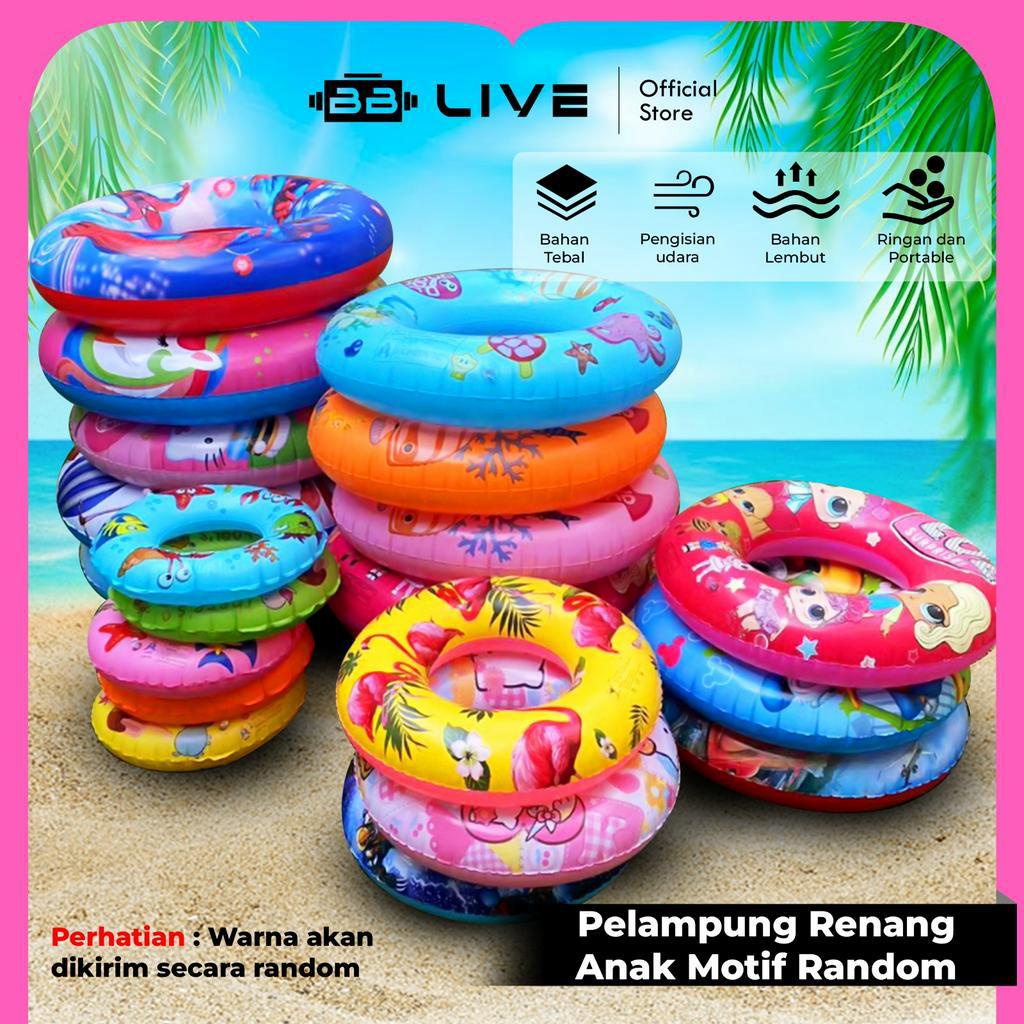 Jual BB LIVE Pelampung Ban Renang Anak Swim Ring Motif / Ban Renang ...