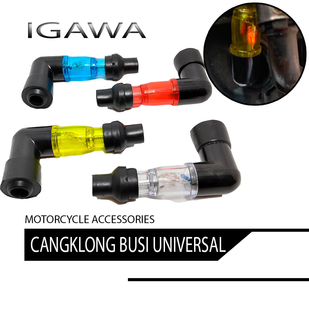 Jual Tutup Busi Cangklong Cop Busi Lampu Nyala Transparan | Shopee ...