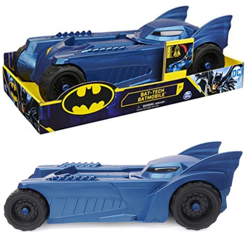 Jual Mobil Batman Batmobile Bat-Tech Car Blue Biru Metallic DC Comics ...