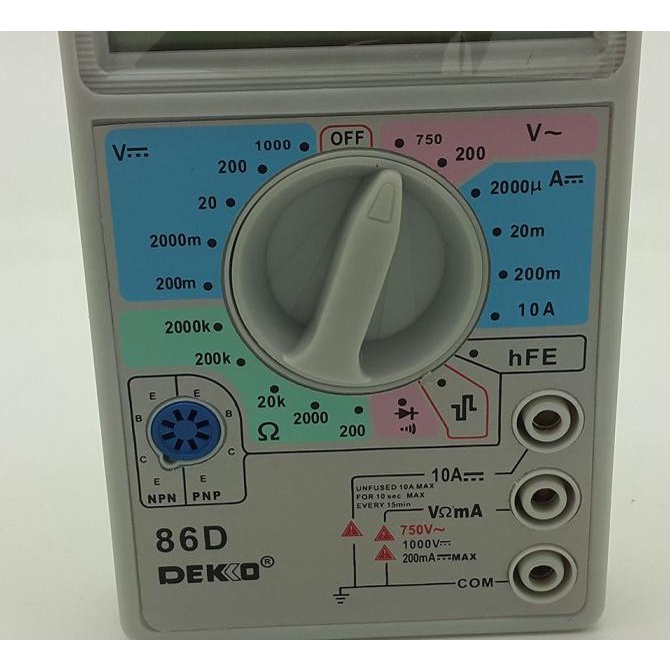 Jual Digital Multitester Dekko 86D ( Layar Jumbo ) | Shopee Indonesia
