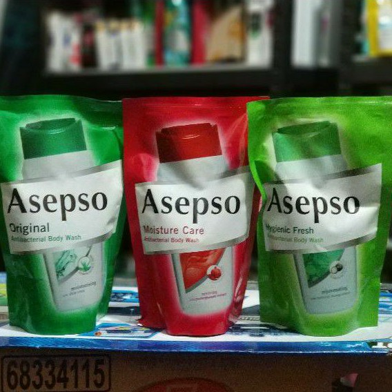 Jual Asepso BodyWash Refill 450ml | Sabun Cair Asepso | Sabun Asepso Refill I Sabun Asepso Cair ...