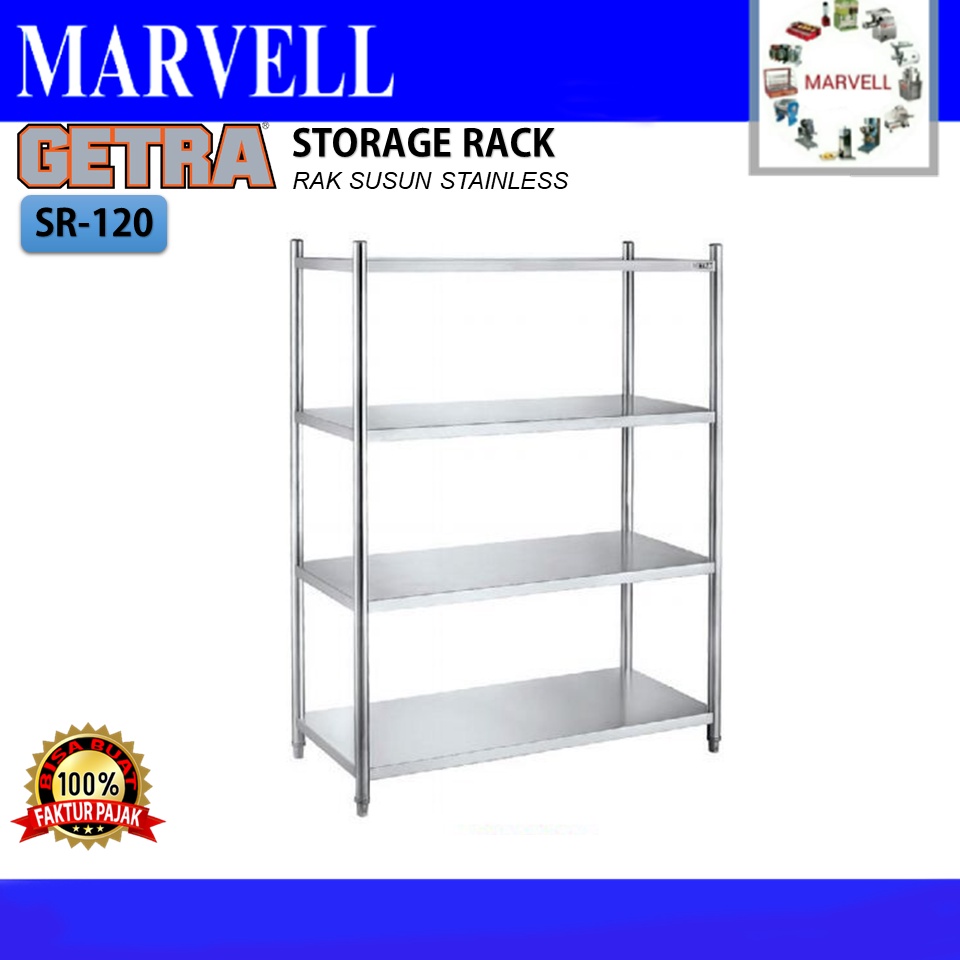 Jual RAK SUSUN S/S STORAGE RACK (BOARD TYPE) GETRA TYPE SR-120 ORIGINAL ...