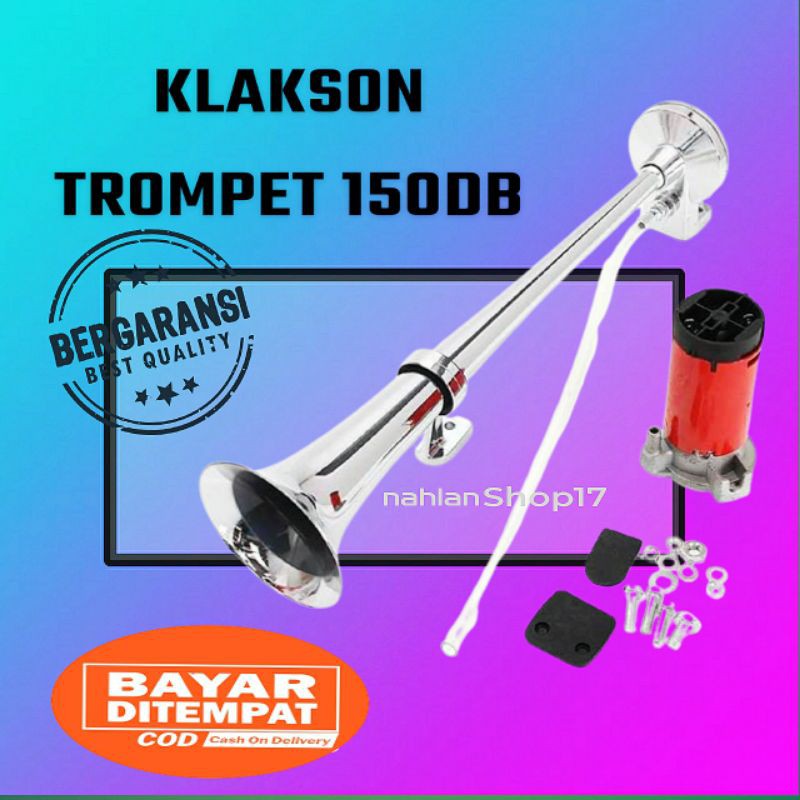 Jual KLAKSON MOBIL TRUCK TELOLET /KLAKSON TROMPET AIR HORN TECH 150DB ...