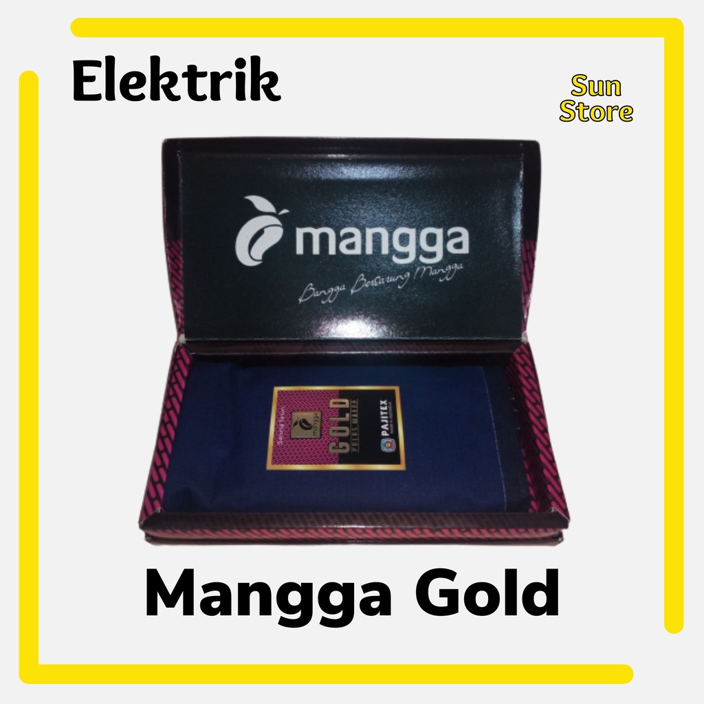 Jual Sarung Tenun Mangga Gold Polos Warna Eletrik Original Premium ...