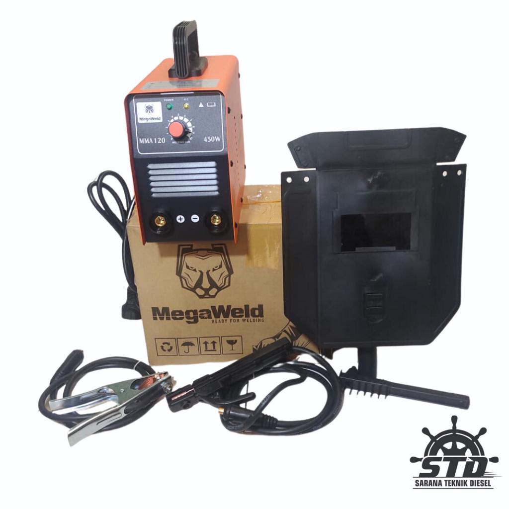 Jual MESIN LAS MEGAWELD MMA 120/TRAVO LAS MMA 120/MESIN INVERTER MMA ...