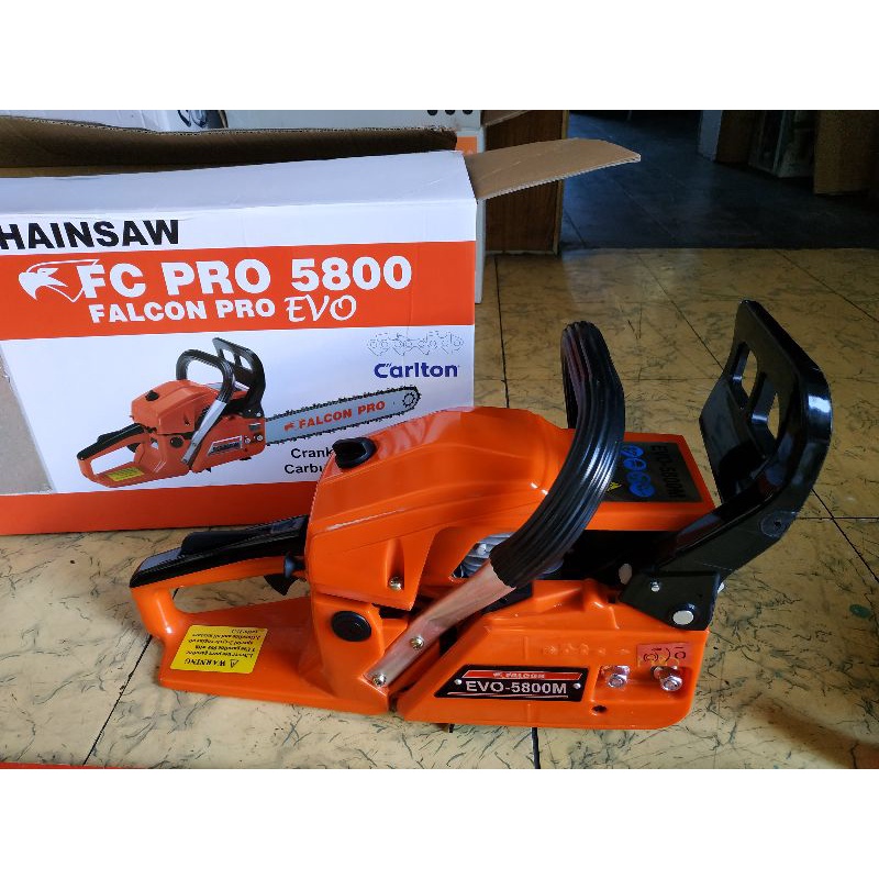 Jual Chainsaw Falcon Pro 5200 5800 Komplit Bar Dan Rantai | Shopee ...