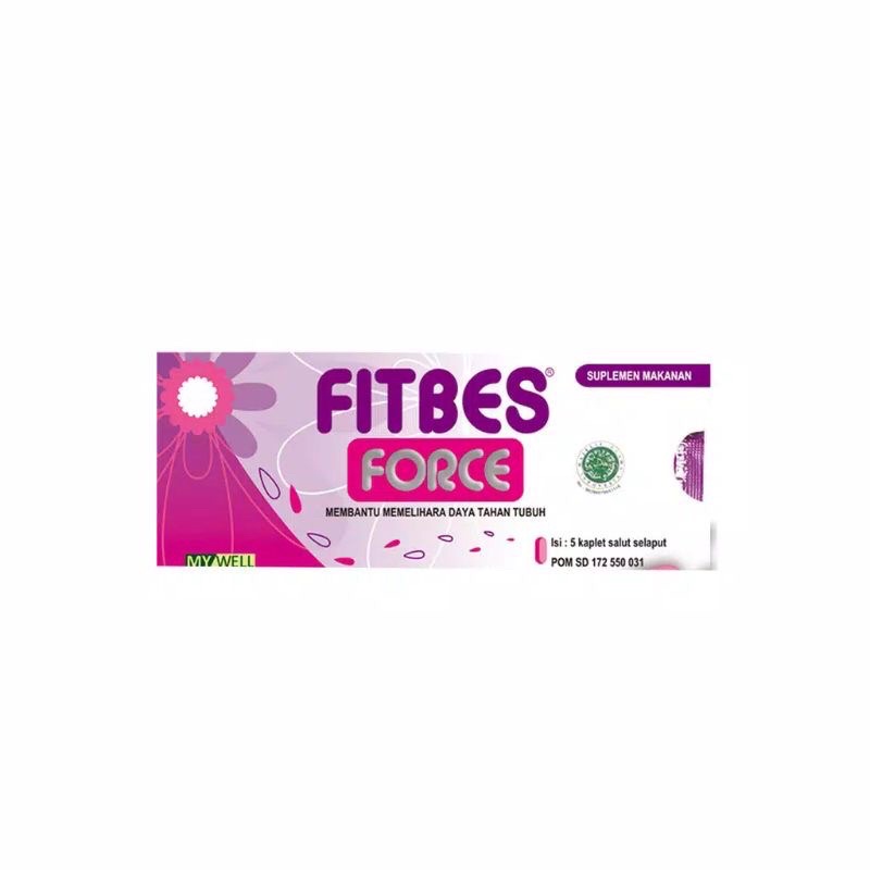 Jual FITBES FORCE @5 Tablet | Suplemen Daya Tahan Tubuh | Shopee Indonesia