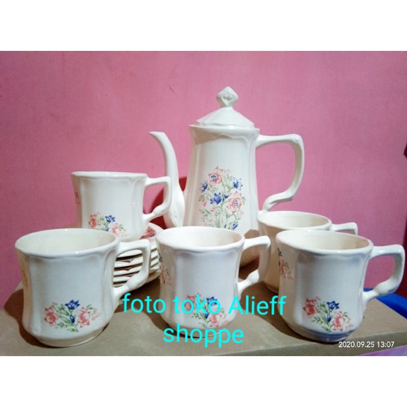 Jual Cangkir set / gelas set/tea set napoleon(ORI SNI) (GRATIS BUBLE ...