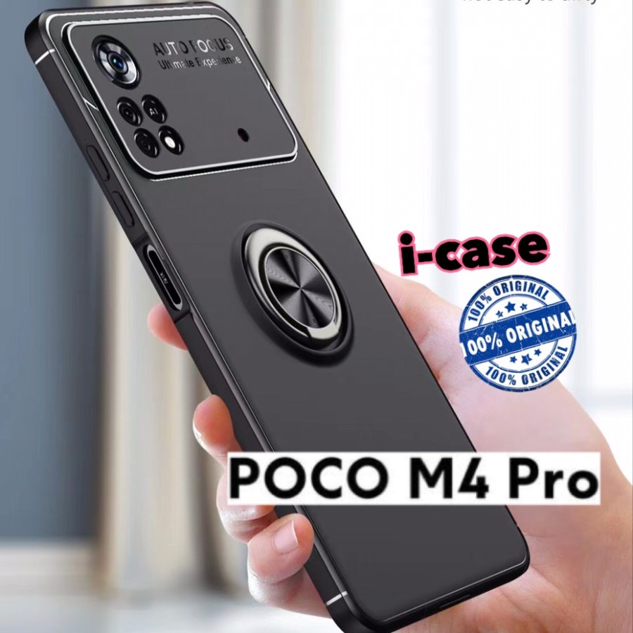 Jual Soft Case Poco M4 Pro 4G iRing Ring Stand Ori Xiaomi Pocho m4 Pro ...