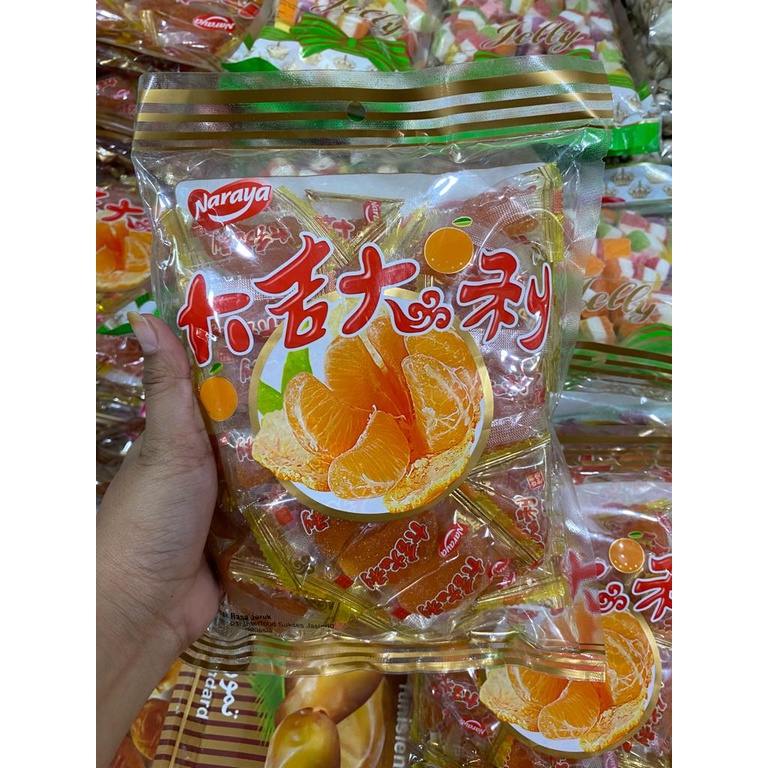 Jual NARAYA JELLY ROLL / PERMEN JELLY/ JELLY GULUNG 400 GR GRM GRAM ...