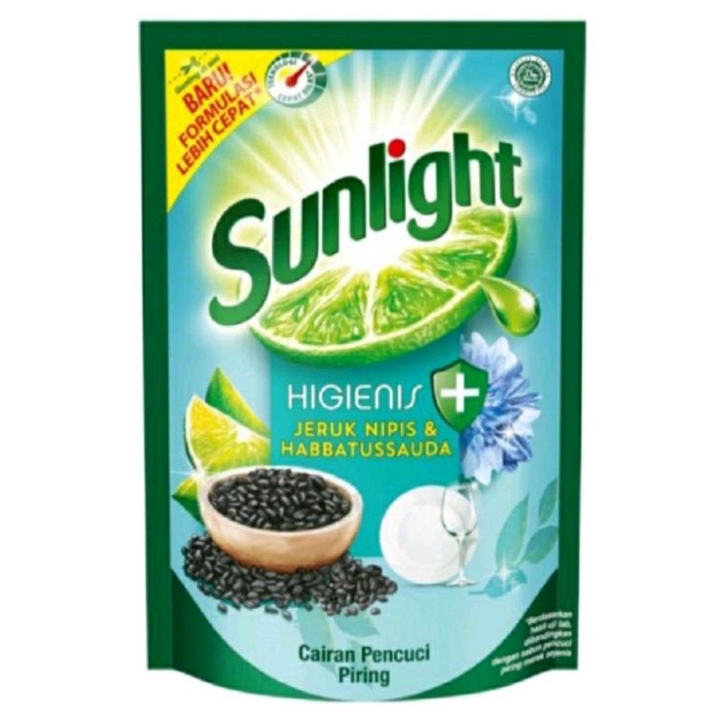 Jual Sunlight Pencuci Piring Jeruk Nipis dan Habbatussauda 755 ml | Shopee Indonesia