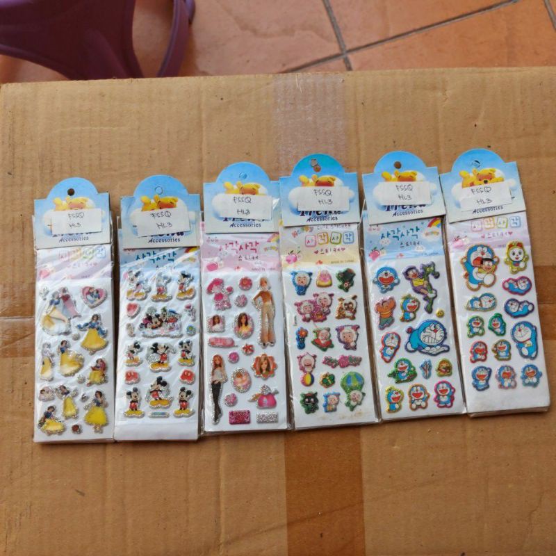 Jual STICKER KARAKTER (5 LEMBAR ) | Shopee Indonesia