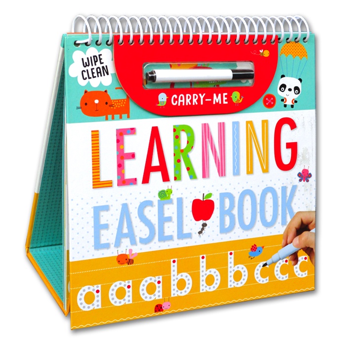 Jual Wipe Clean Carry-Me Learning Easel Book (includes a wipe-clean pen ...