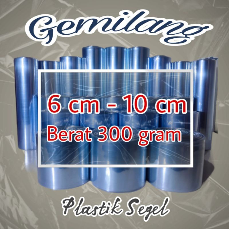 Jual Plastik Segel PVC Shrink Ukuran 6 cm -10 cm Berat 300 gram ...