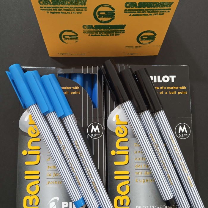 Jual Pulpen Pilot Ball Liner/ Pulpen Ball Liner/Pilot Ball linner 0.8 ...