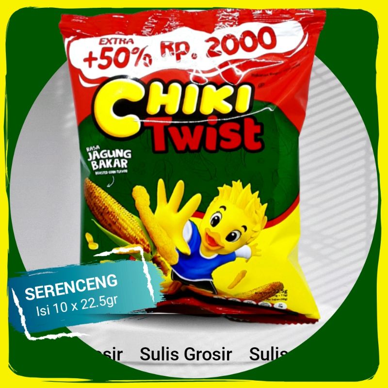 Jual Chiki Twist Jagung Bakar Renceng Isi 10 Pcs | Shopee Indonesia