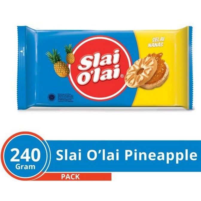 Jual Roma Slai OLai Nanas Pineapple 192gr | Shopee Indonesia