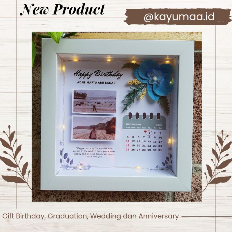 Jual Flower Frame | Kado Ulang Tahun / Kado wisuda / Kado nikah / Kado ...