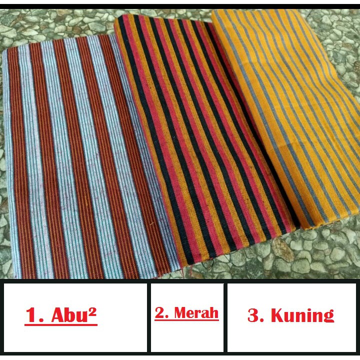 Jual Batik Kain Tenun lurik bahan seragam SKS | Shopee Indonesia