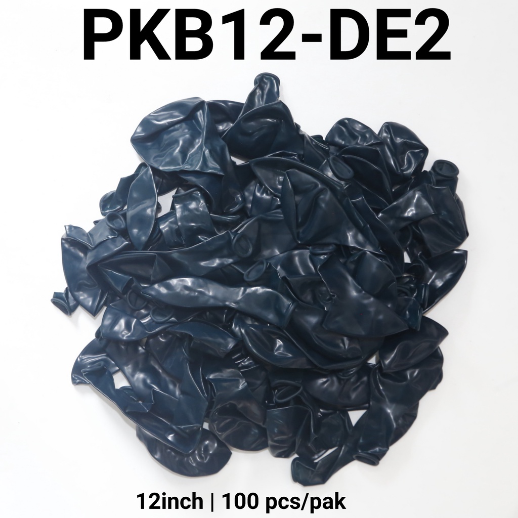 Jual PKB12-DE2 Balon latex 12 inch 1 pak isi 100 doff tebal ungu violet ...