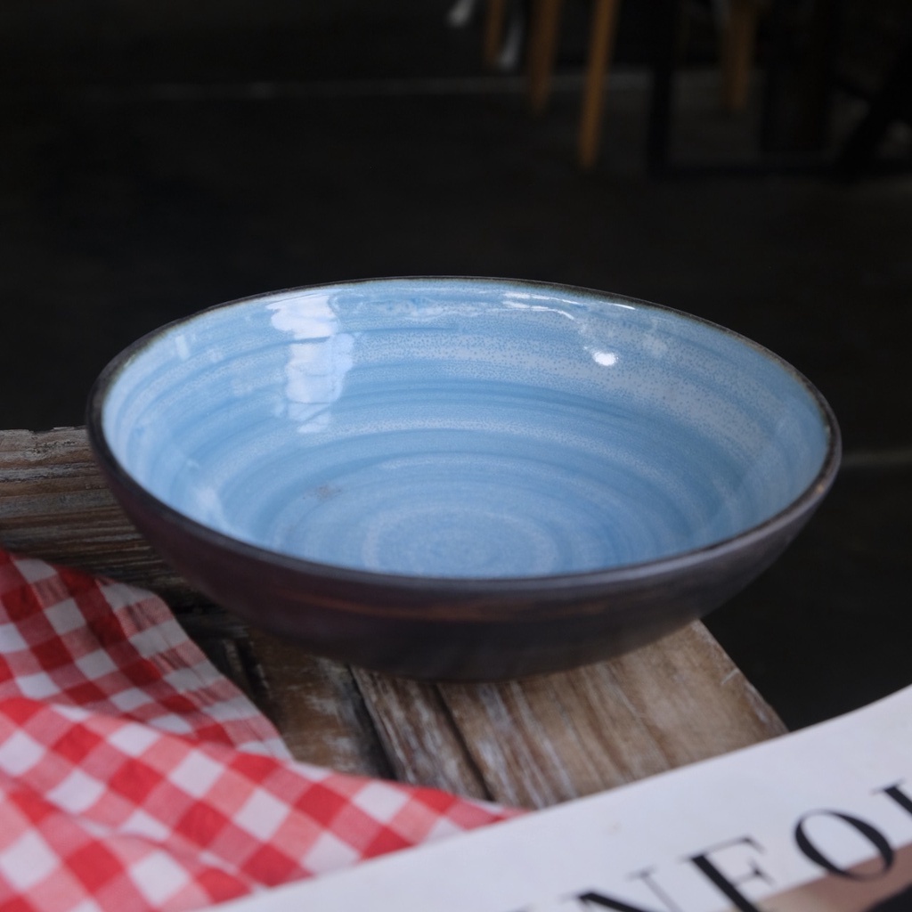 Jual Naruna Bowl Keramik Warna Kuas Handmade | Shopee Indonesia