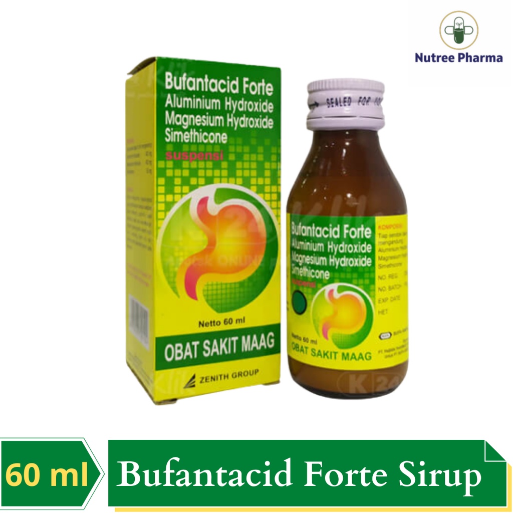 Jual ⚡MURAH & DIJAMIN ORI ⚡ BUFANTACID FORTE SIRUP 60 ML | Obat Maag ...