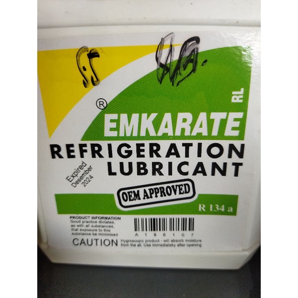 Jual OLI KOMPRESSOR EMKARATE R134a/OLI COMPRESOR AC MOBIL DAN KULKAS ...