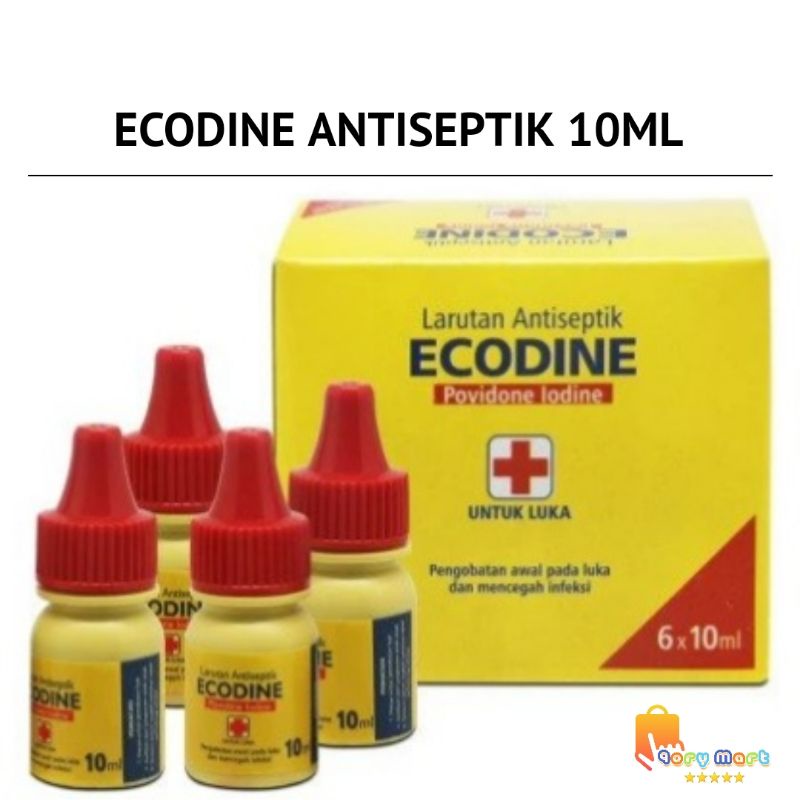 Jual ECODINE ANTISEPTIK BOTOL 10ml | Shopee Indonesia
