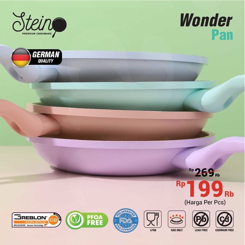 Jual Wonder pan Stein cookware DEBM | Shopee Indonesia