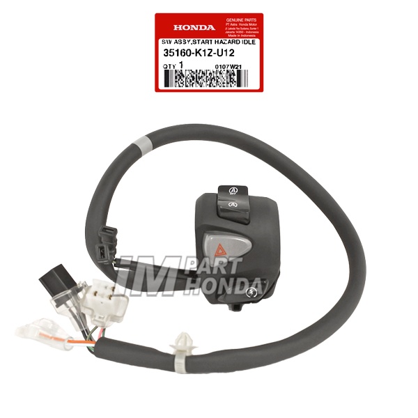 Jual 35160-K1Z-U12 Holder Kanan Tombol Stater Hazard Idling Stop PCX ...