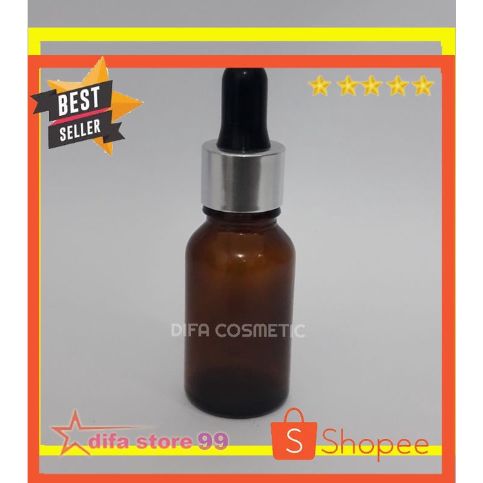 Jual Botol Amber 15 Ml Botol Serum 15 Ml Botol Kaca 15ml [minimal 5pcs ...
