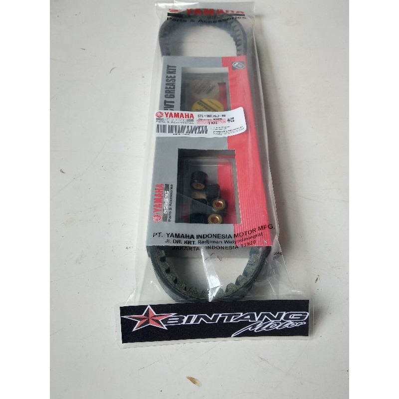 Jual V-BELT SET PLUS LOLLER YAMAHA MIO SPORTY/MIO SMILE KODE 5TL ORI ...