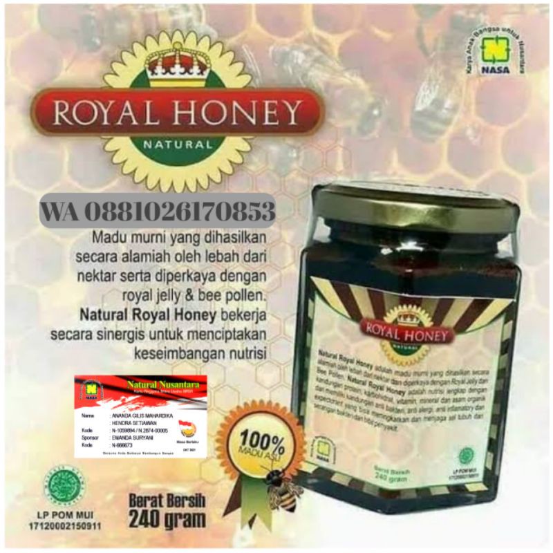 Jual ROYAL HONEY NASA (MADU ASLI UNTUK IBU HAMIL) | Shopee Indonesia