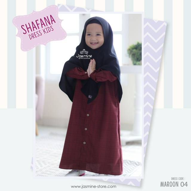 Jual SHAFANA KIDS DRESS BY JASMINE (ORIGINAL) | Shopee Indonesia