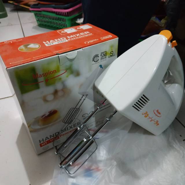Jual Maspion Hand Mixer/Pencampur Model HM MT - 1150 | Shopee Indonesia