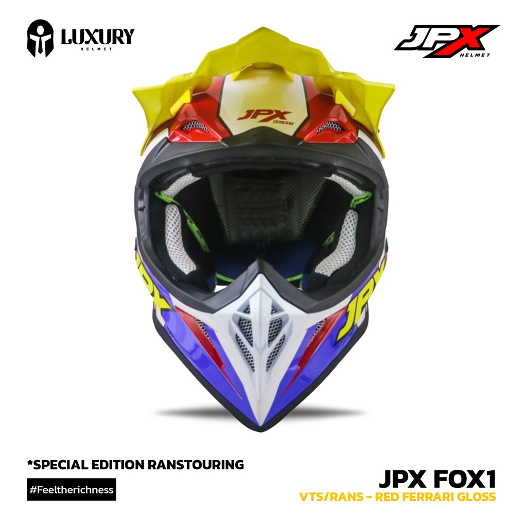 Jual Helm Keren - Helm JPX FOX1 - MOTIF VTS/RANS - Helm FullFace ...