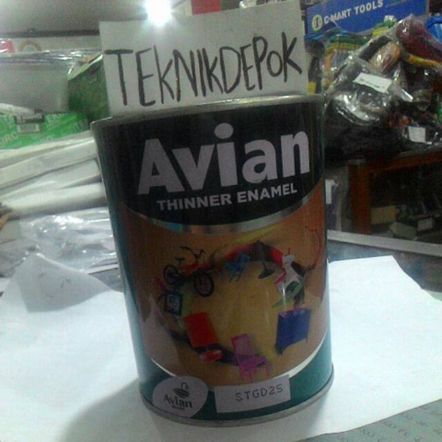 Jual thinner enamel pengencer cat kayu cat besi avian | Shopee Indonesia