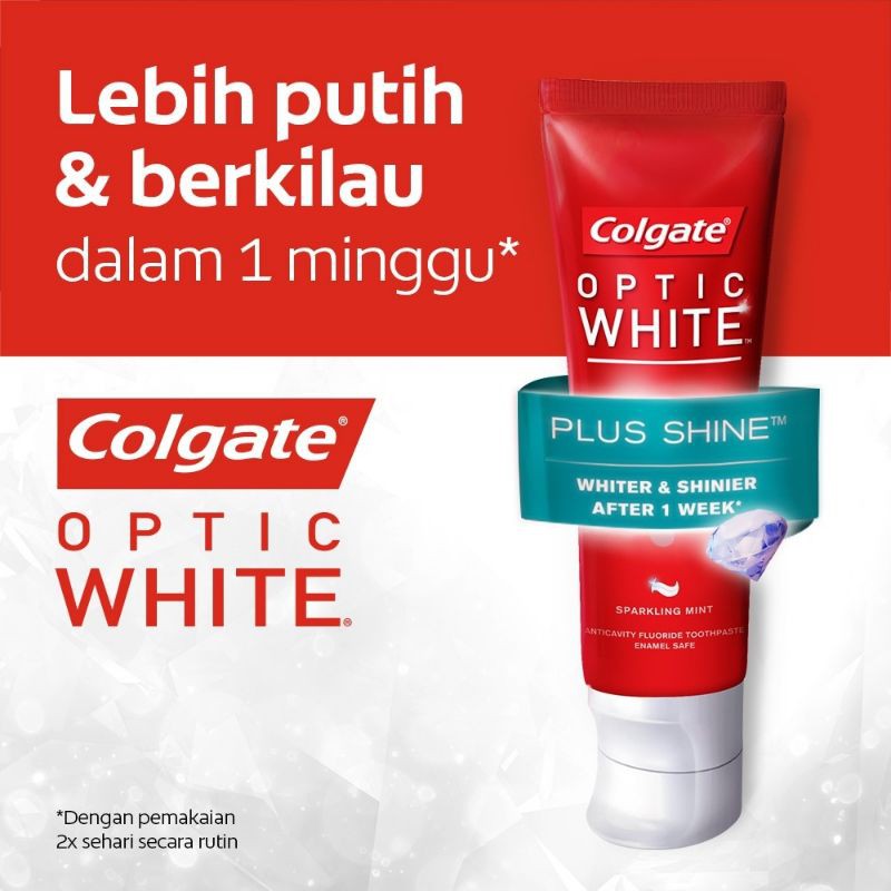 Jual Pasta Gigi Colgate Optic White 100 Gr | Shopee Indonesia