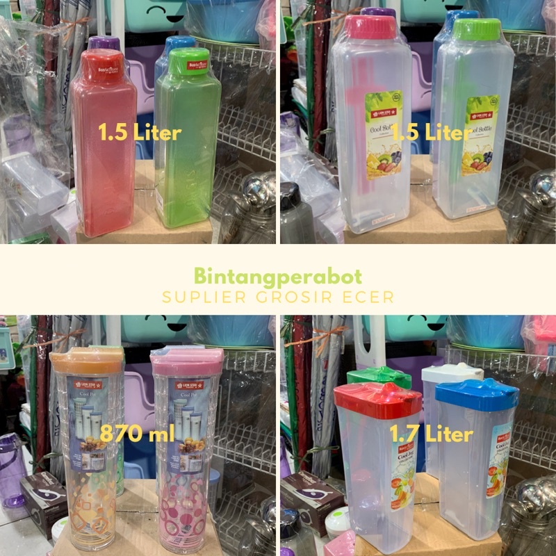 Jual Lion Star - Tempat Botol Air Minum Kulkas / Botol Kulkas / Botol Minum Jumbo / Cool Pot ...