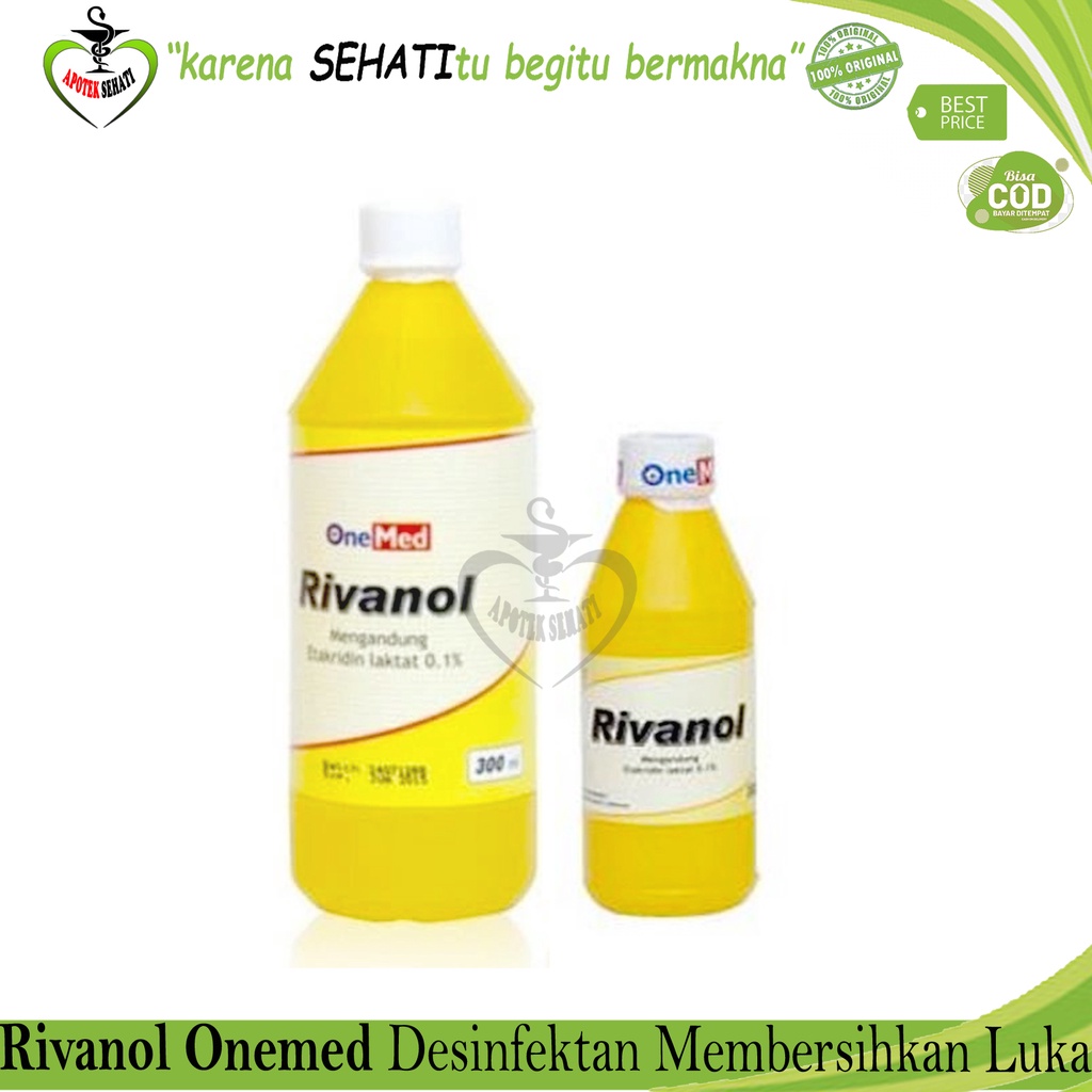 Jual OneMed Rivanol Cairan Pembersih Luka Antiseptik | Shopee Indonesia