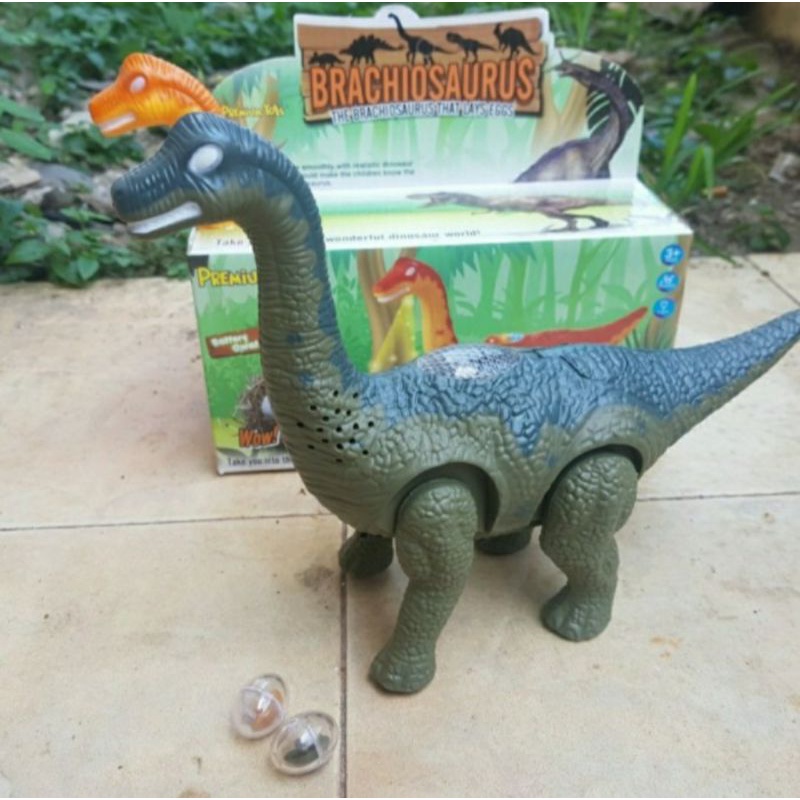 Jual Mainan Dinosaurus Brachiosaurus Bisa Bertelur dan Berjalan ...