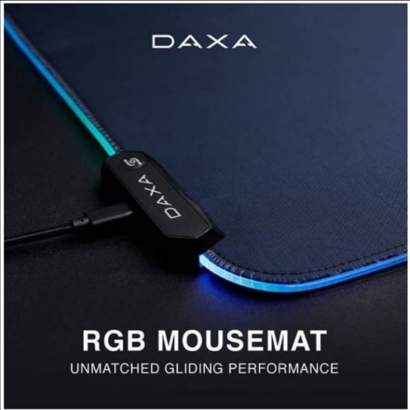 Jual Rexus DAXA Mats Pro RGB Gaming Mousepad Cordura Fabric Clot Mouse ...