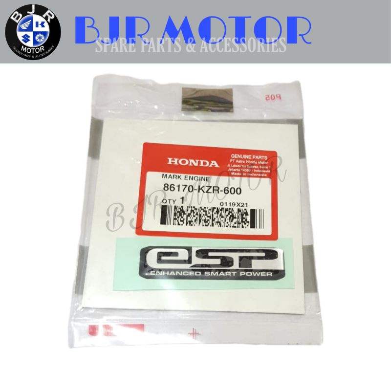 Jual 86170-KZR-600 Mark Engine Emblem Sticker Esp Honda Original ...