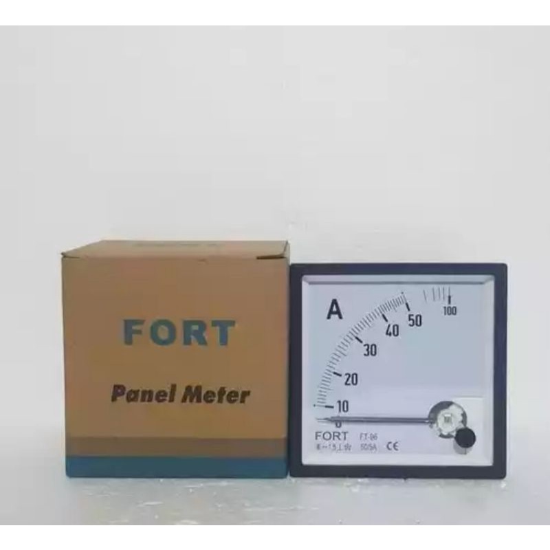 Jual FT-96A amper meter via ct 50a sz. 96x96 mm FORT | Shopee Indonesia