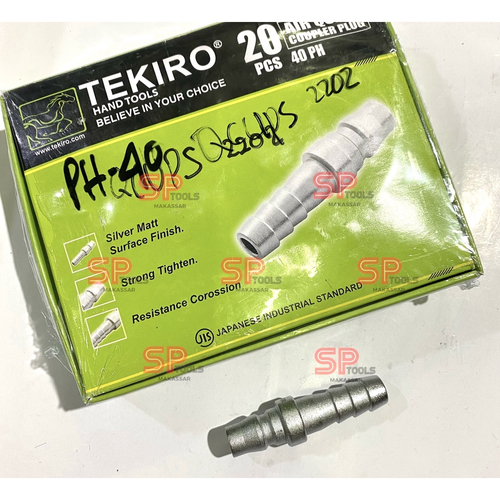 Jual QUICK COUPLER 40 PH TEKIRO / NEPEL SAMBUNGAN SELANG ANGIN PLUG TEKIRO | Shopee Indonesia
