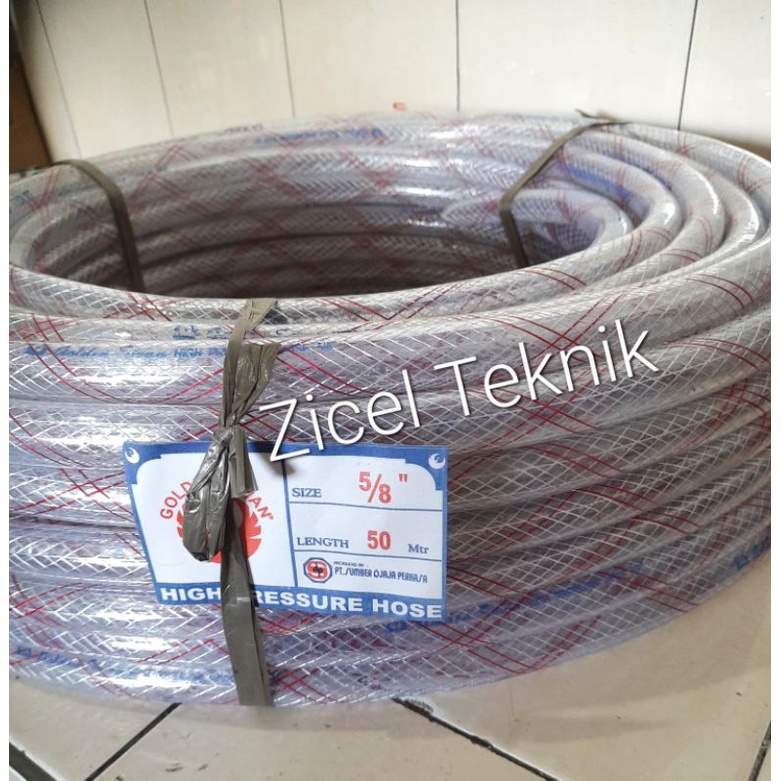 Jual Selang serat benang hiprex 5/8" tebal anti nekuk | Shopee Indonesia