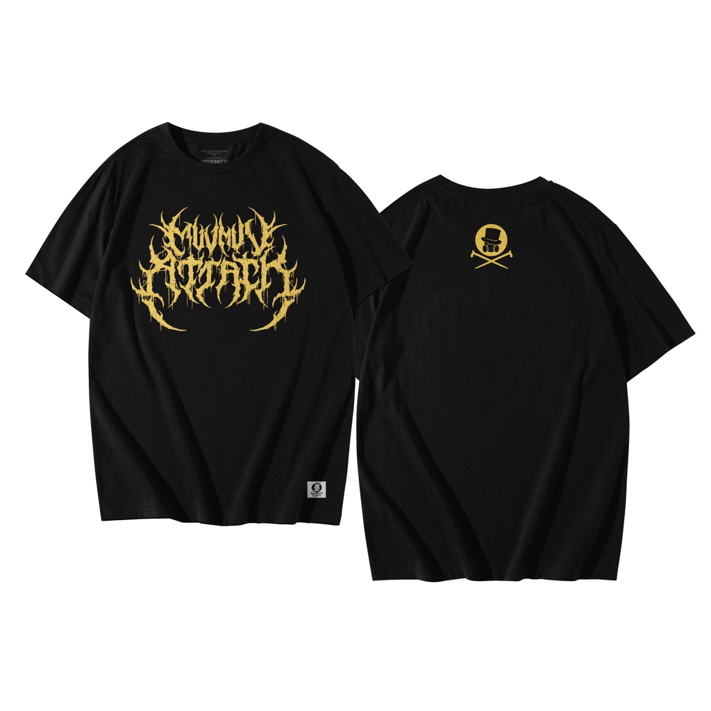 Jual Tshirt MUVMUV. ROOTS Black | Kaos Katun Combed 24s Hitam Kaos ...