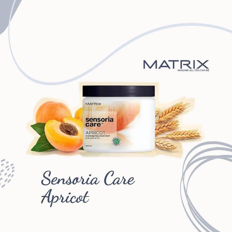 Jual Matrix Sensoria Care Apricot Creambath - 500 ml | Shopee Indonesia