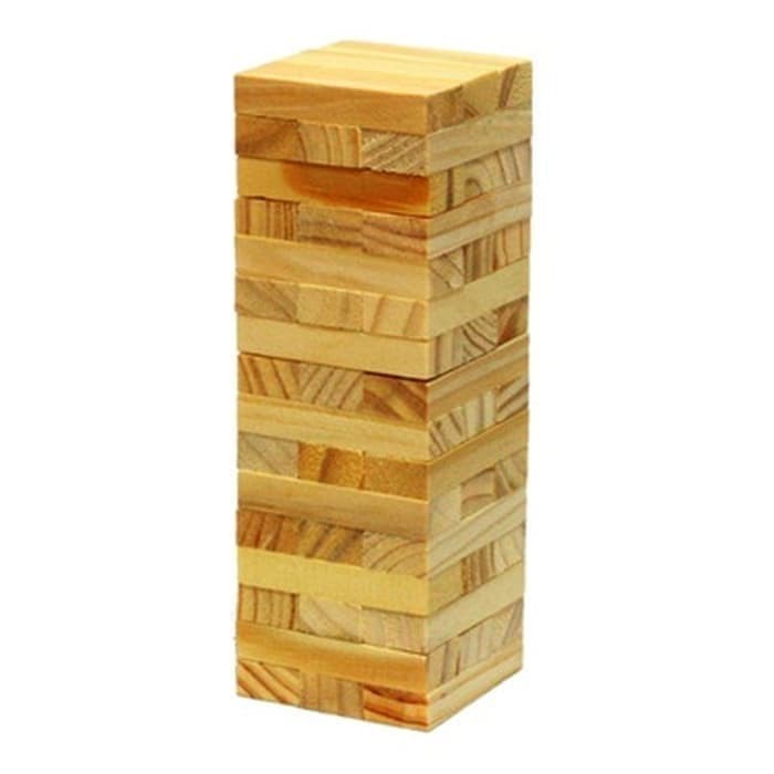 Jual Mainan Anak Permainan Susun Tumpuk Stacko Balok Kayu Wood Wooden ...